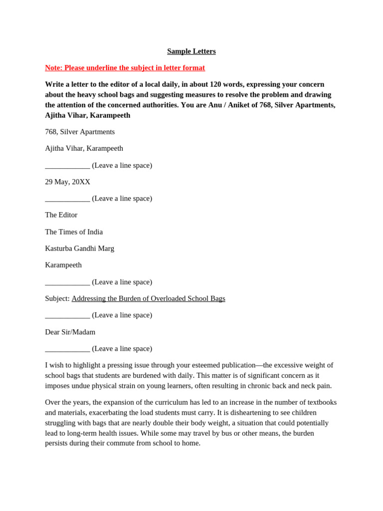 Sample Letters | PDF | Internet