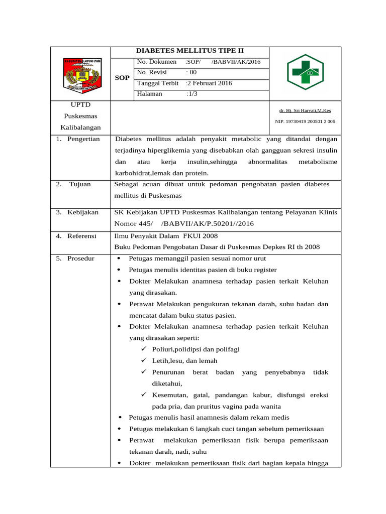Sop DM | PDF
