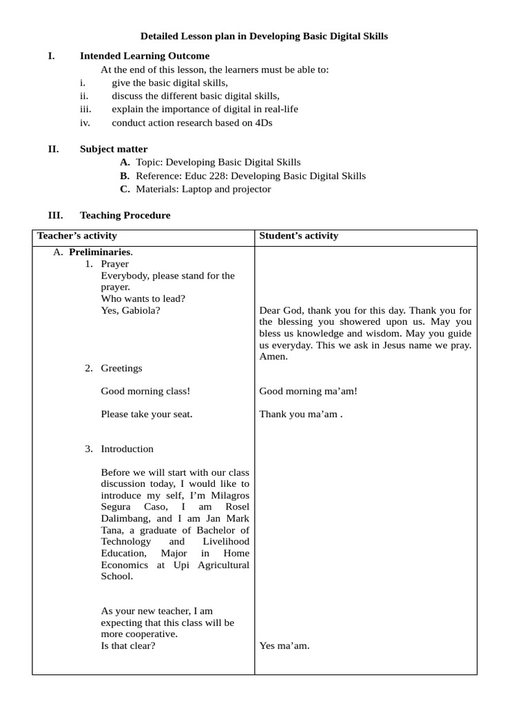DETAILED LESSON PLAN final na gid?? | PDF