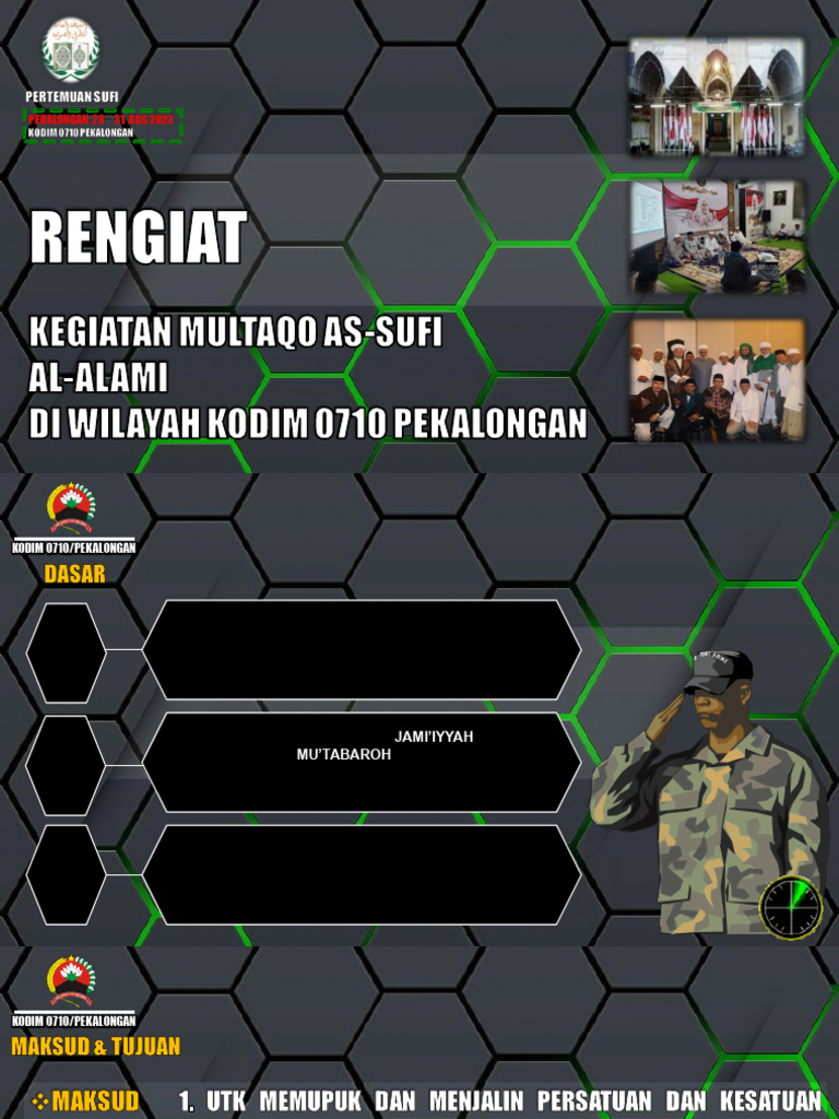 Rengiat Multaqo Sufi Di Wil Dim 0710 Pekalongan | PDF