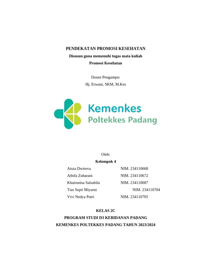 Makalah Promkes | PDF