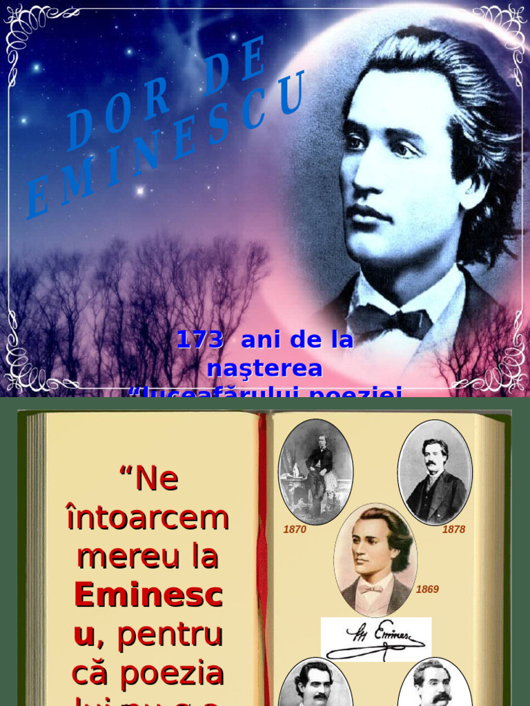 Mihai Eminescu-Prezentare | PDF