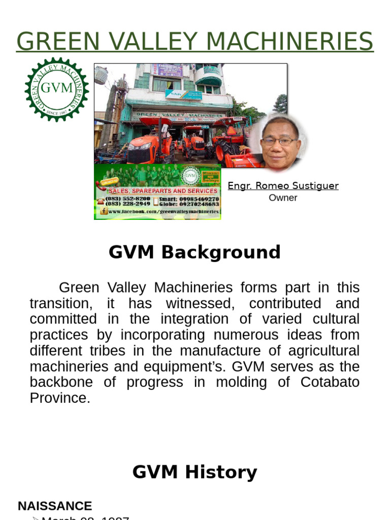 GVM PRESENTATION Final | PDF