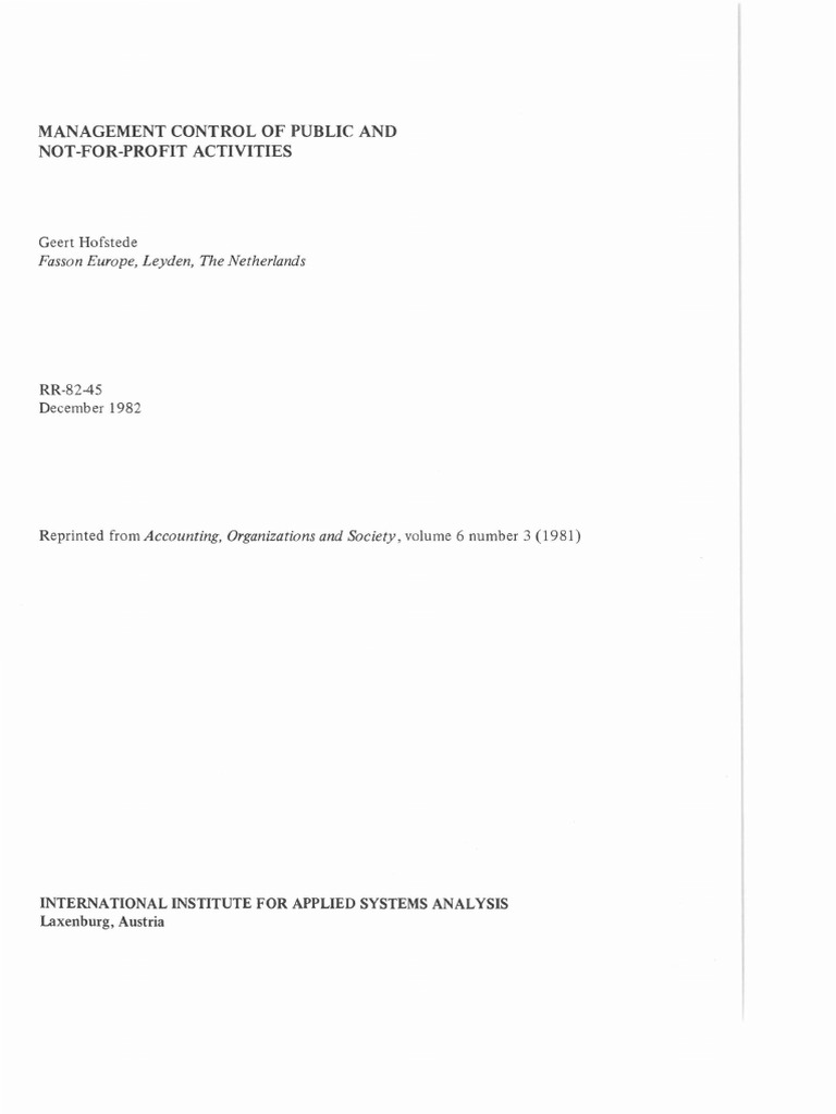 MGMT and Control | PDF | System | Feedback