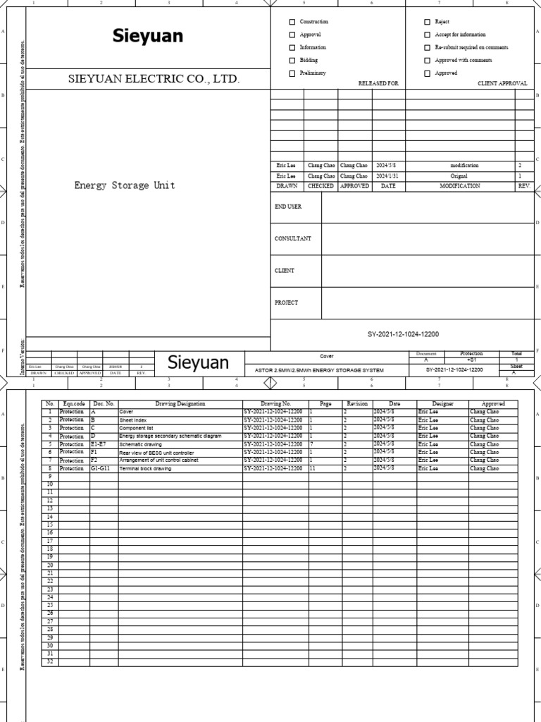 Schematic Drawing of BESS Complete Equipment | PDF