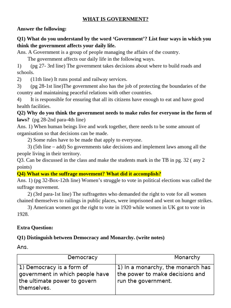 Civics Basics for Students | PDF | Political Science | Forms Of Government
