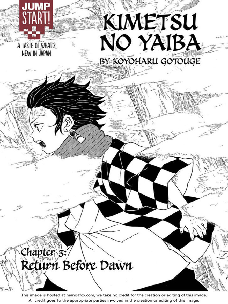Kimetsu No Yaiba-Ch.003 - Return Before Dawn | PDF
