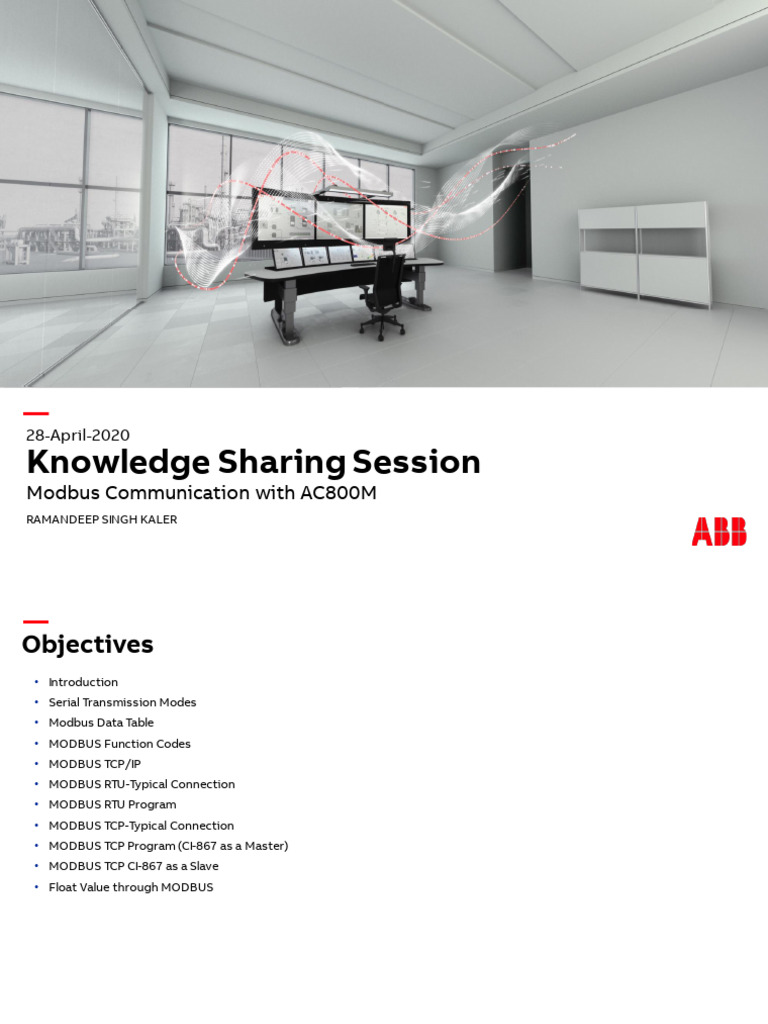 KSS On MODBUS With AC-800M | PDF