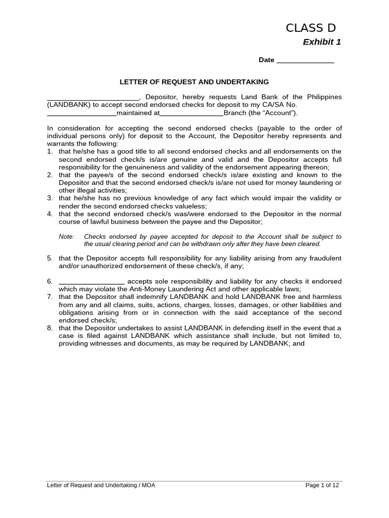 Exhibit 1 - LRU AND MOA (1) | PDF