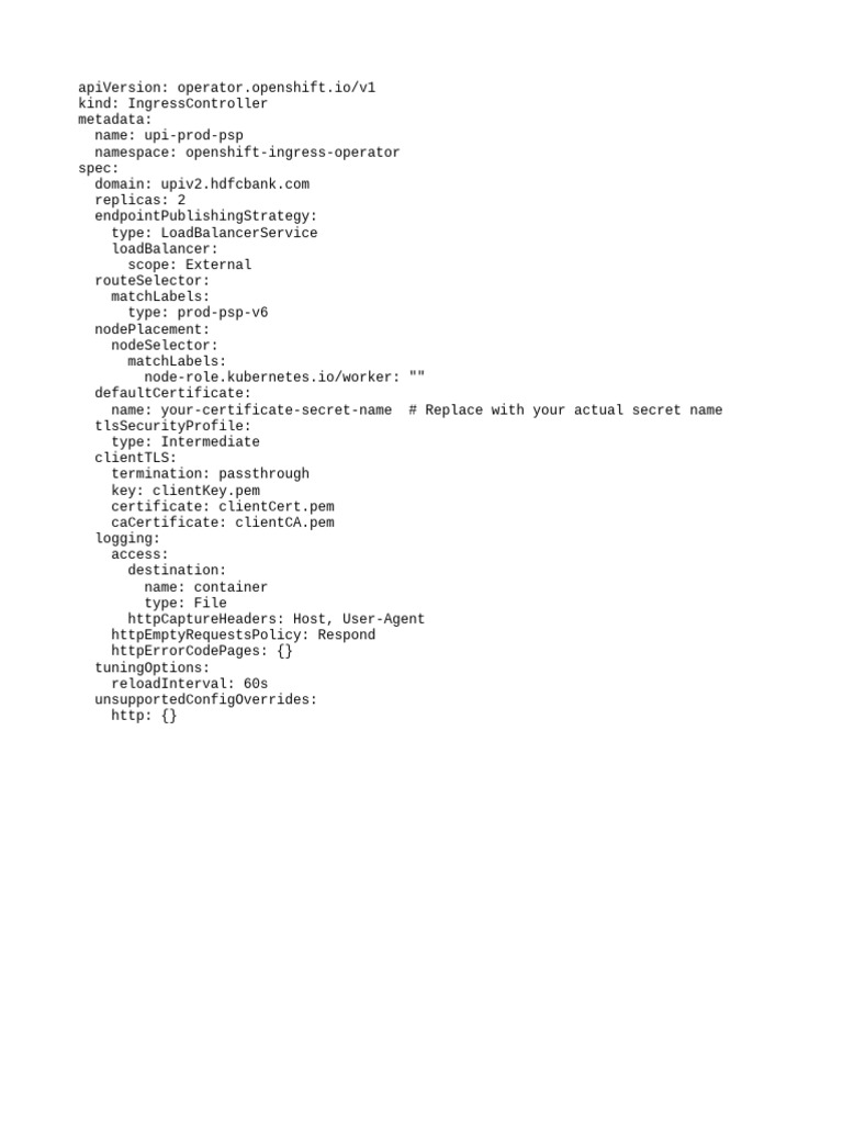 Ingress Controller | PDF