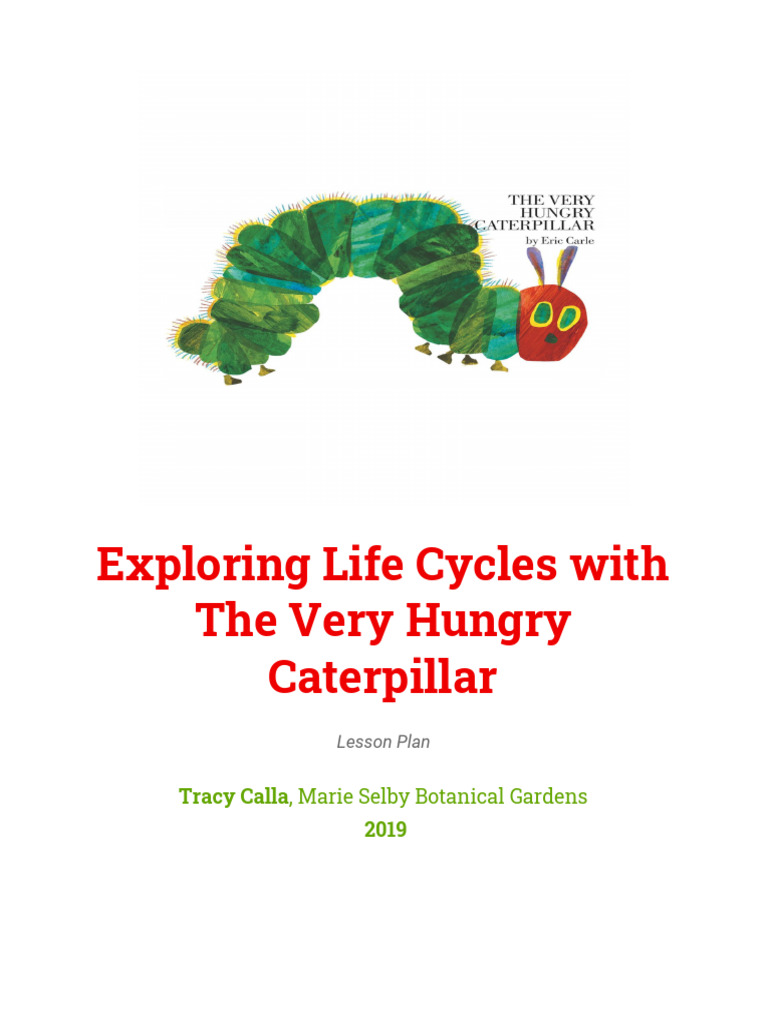 Complete-ERIC CARLE BUTTERFLyLesson-plan | PDF