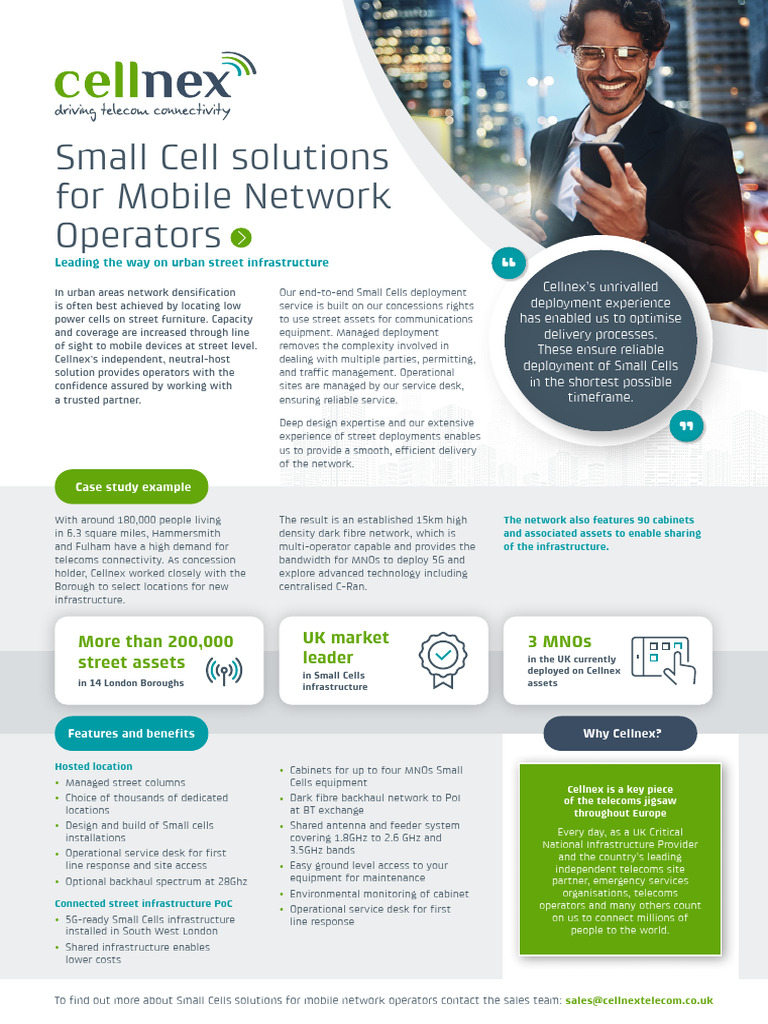 Small_Cells_Solutions_for_MNOs__Short_Brochure | PDF