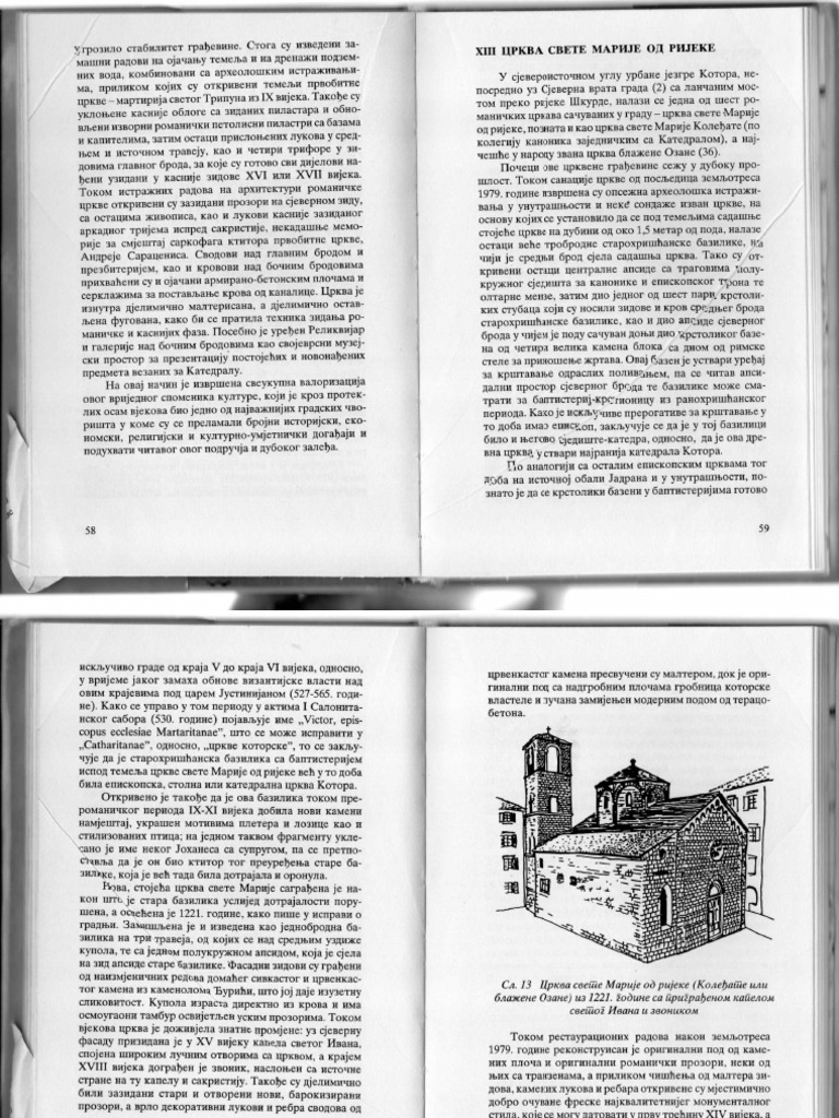Jovan Martinović-Crkva Svete Marije Od Rijeke | PDF