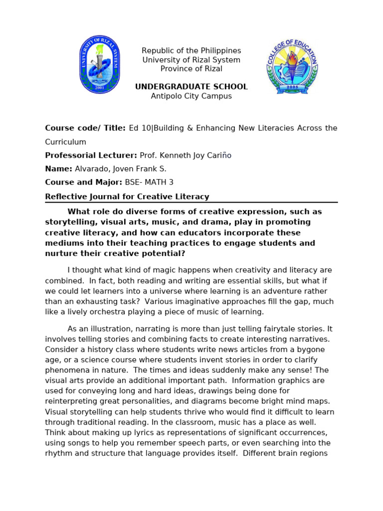 creative literacy | PDF