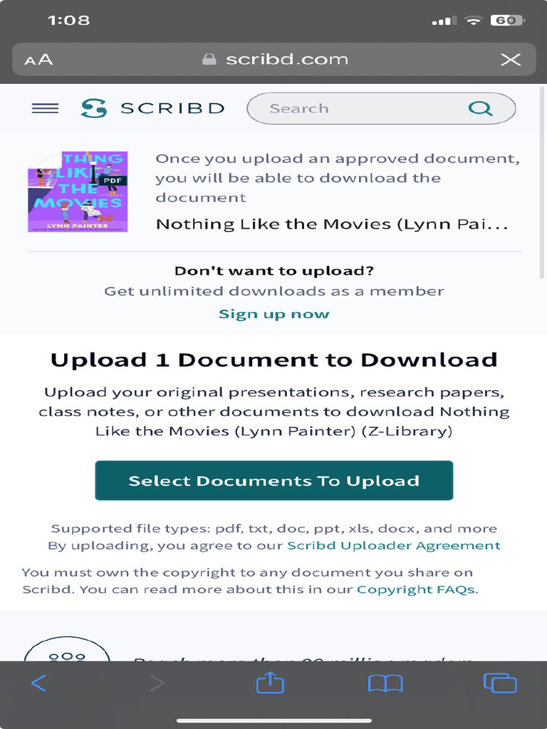Upload A Document Scribd | PDF