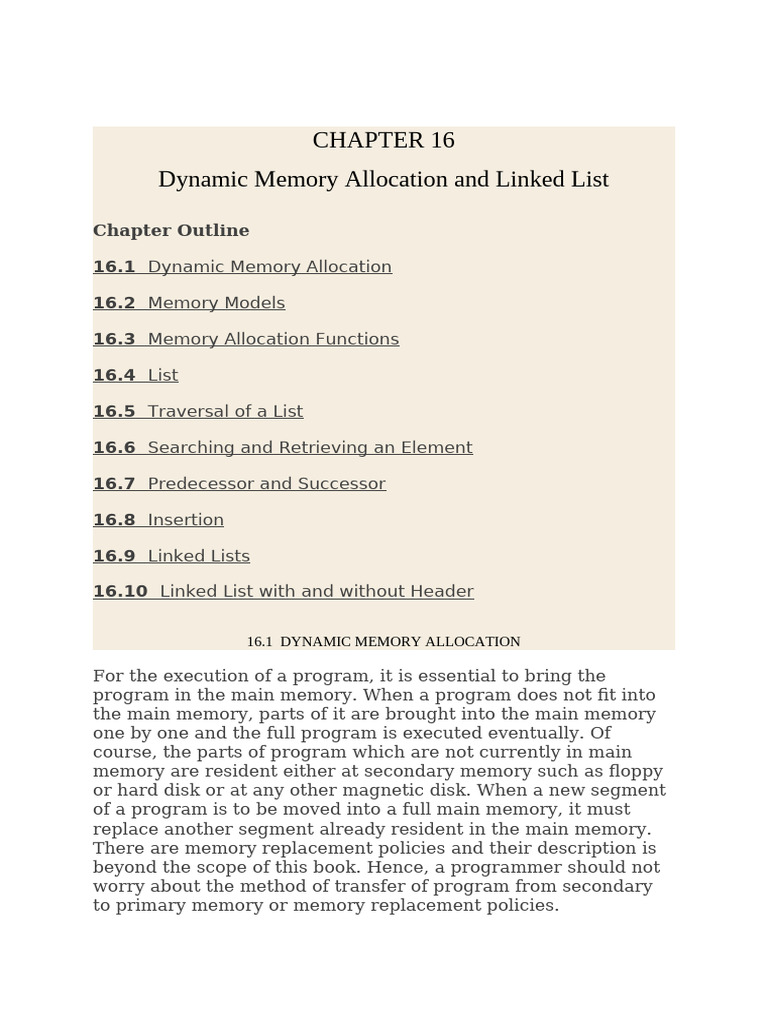 Dynamicmemory Allocation Pdf Pointer Computer Programming Variable Computer Science 6664