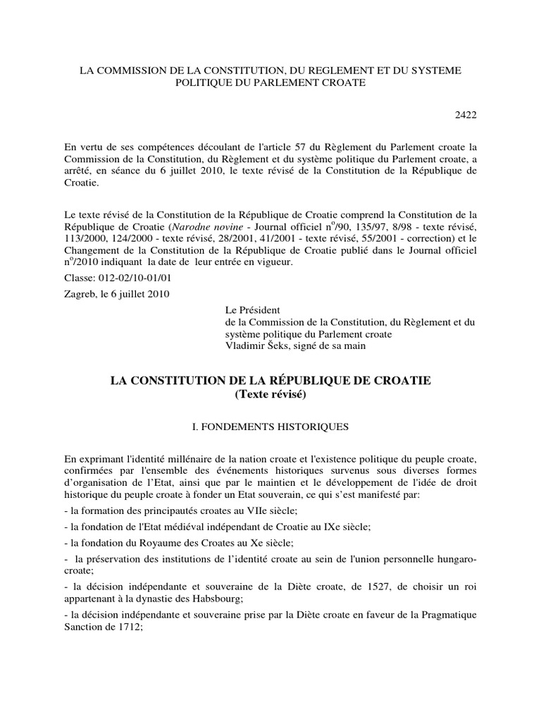 Ustav Francuski Jezik | PDF