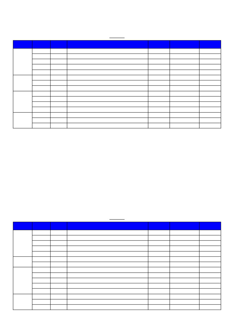 FSC TimeTable Fall2024 v1.2 | PDF