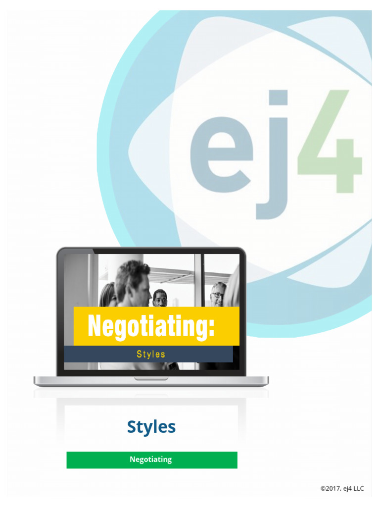Negotiating Styles | PDF