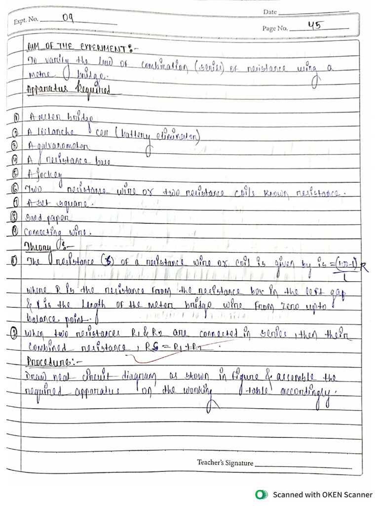 Physics Experiment - 9 | PDF
