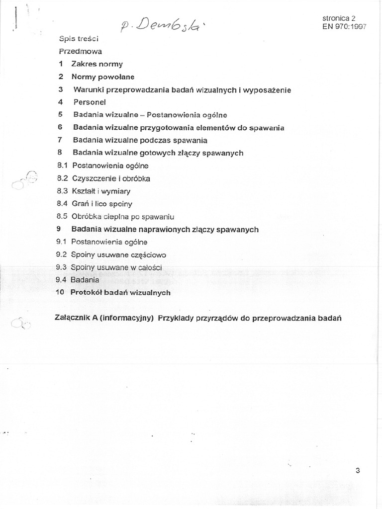 PN en 970 (1997) | PDF