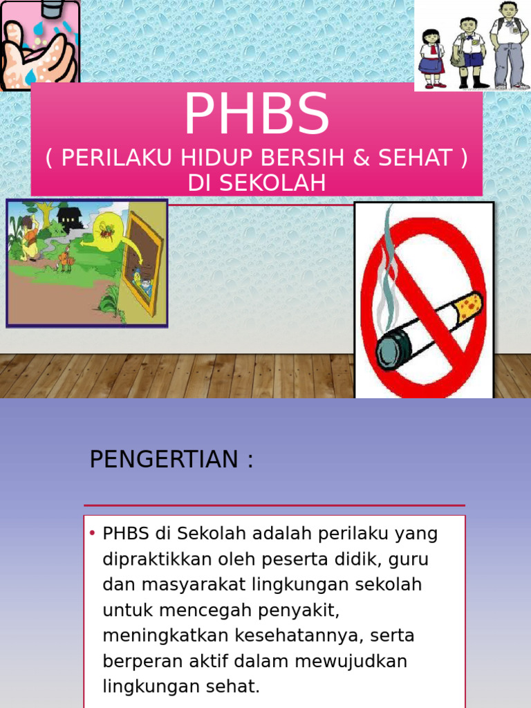 Phbs Sekolah 2024 | PDF