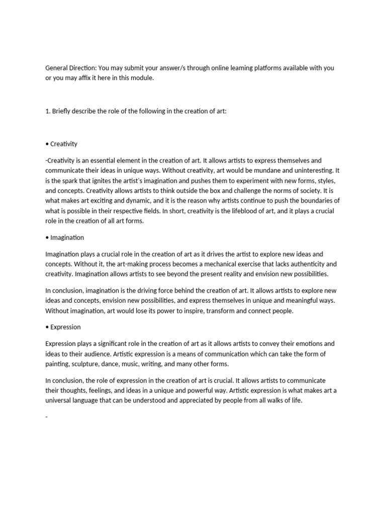 Art Appreciation Pdf