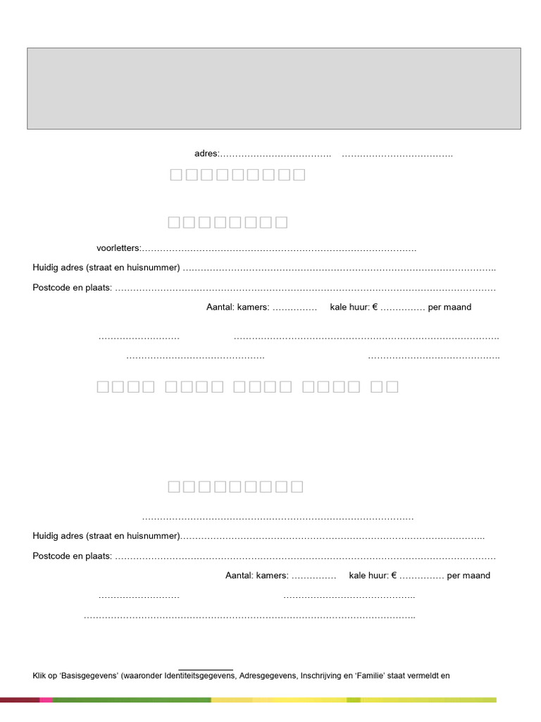 Acceptatieformulier | PDF