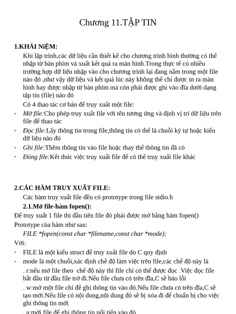 Ky Thuat Lap Trinh-Chap11 | PDF