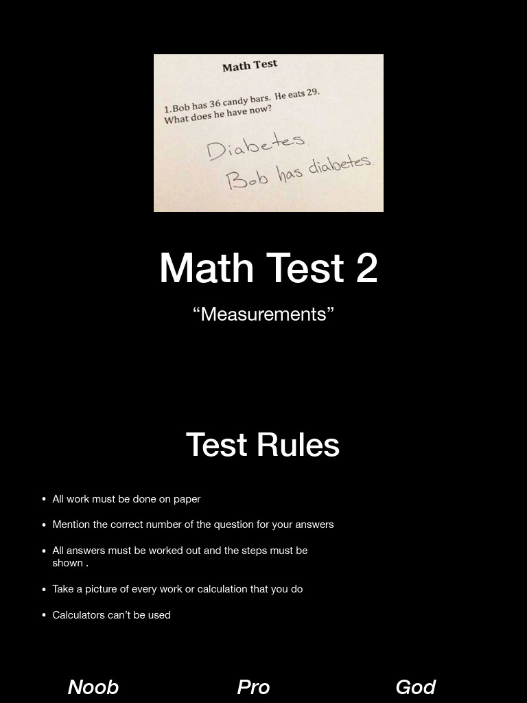 Math Test 2 | PDF