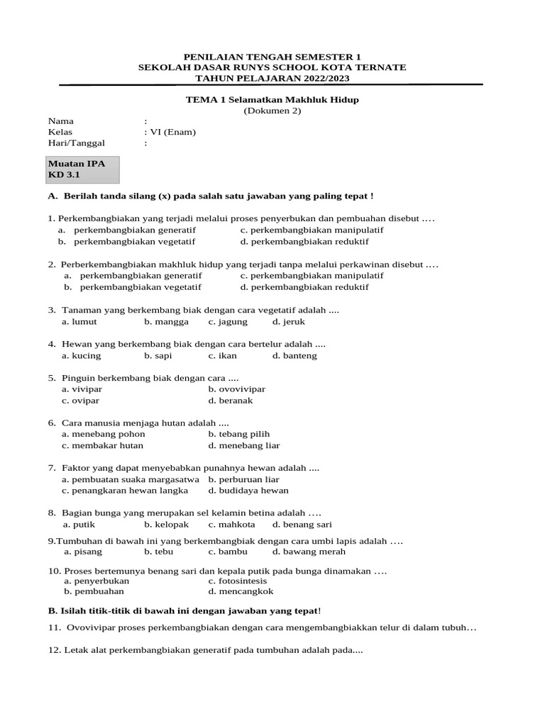 PTS Tema 1 Dokumen 2 Ibnu Sina | PDF