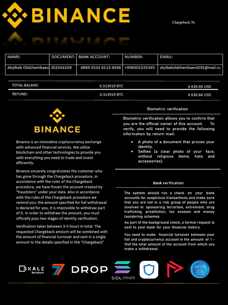 Binance . | PDF