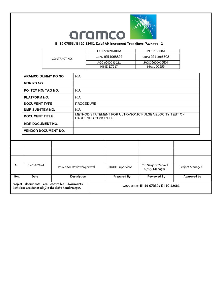 Procedure Cover sheet | PDF