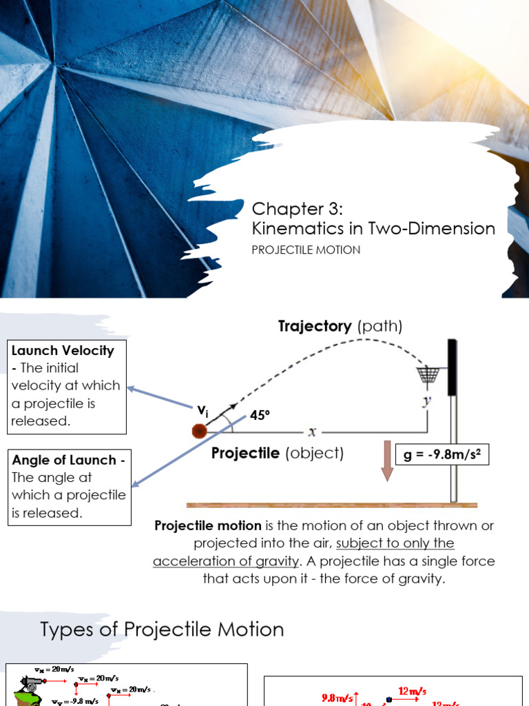 Projectile Motion | PDF