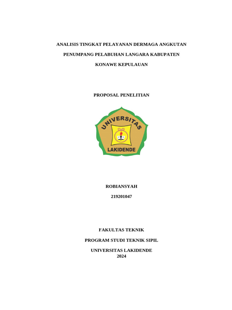 Robiansyah Proposal | PDF