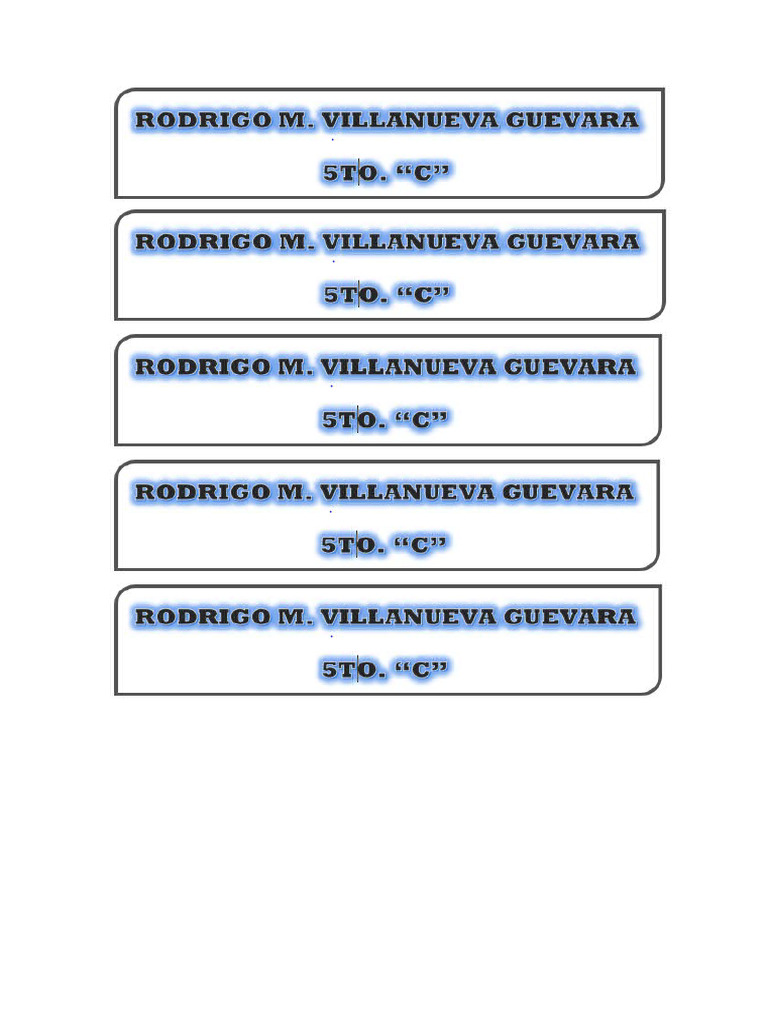 Etiqueta Rodrigo | PDF