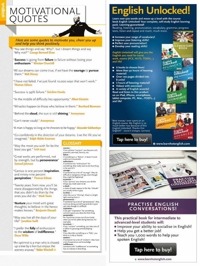 Motivational Quotes | PDF