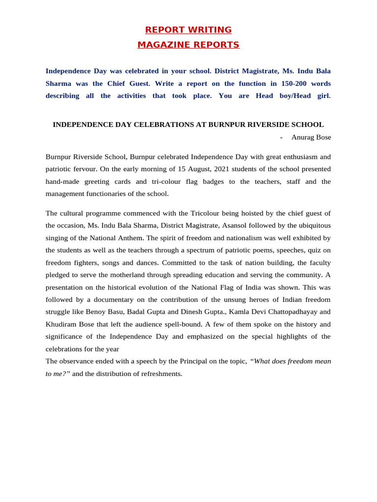 Report Writing | PDF