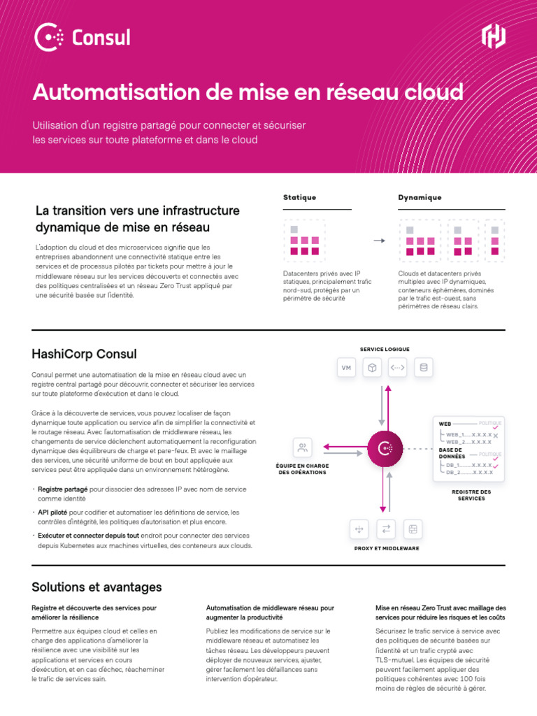 Consul Product Briefv11digitalfr | PDF | Computer Engineering ...