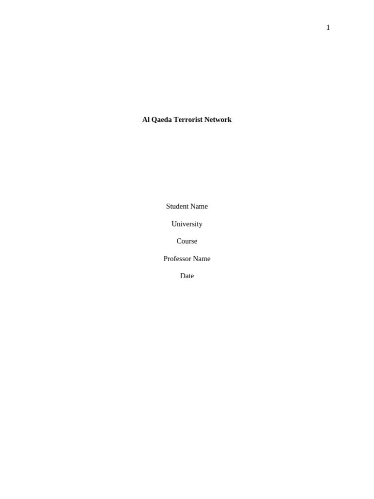 Al Qaeda: Structure, Threats, and Strategies | PDF | Al Qaeda | World ...