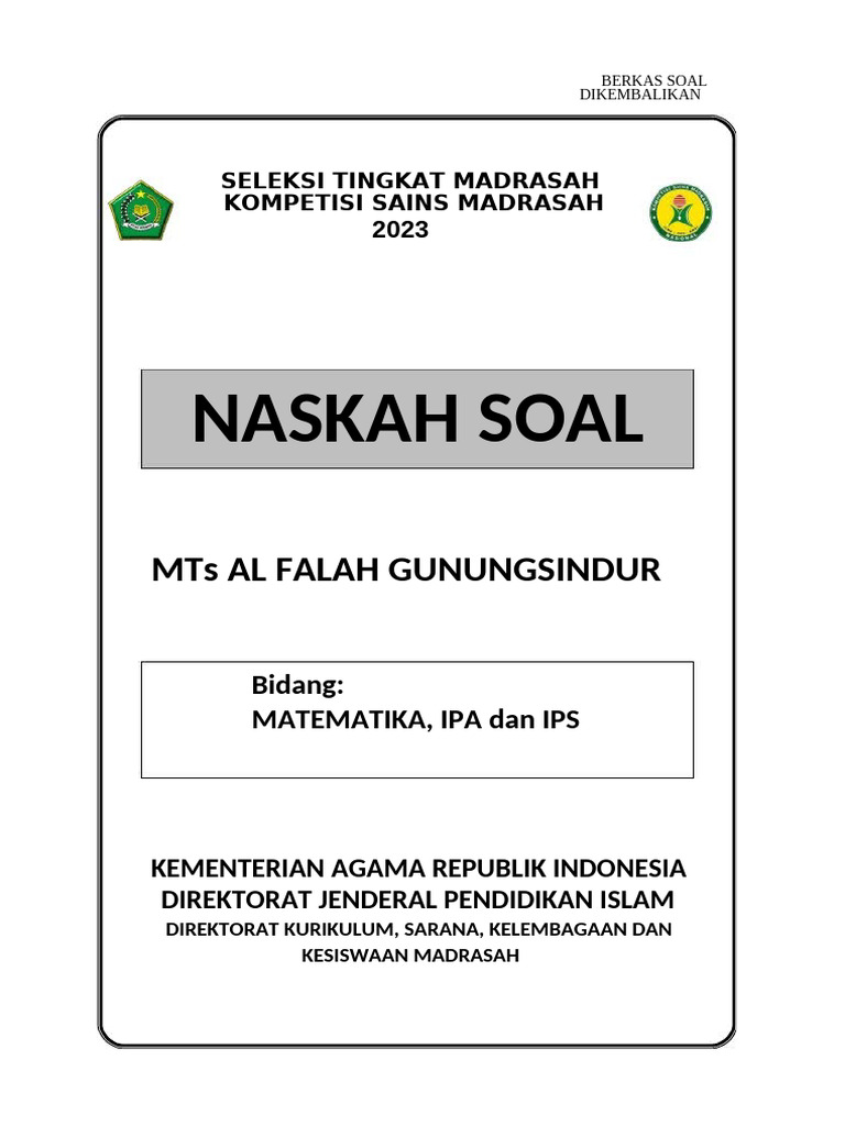 KSM 2023 | PDF