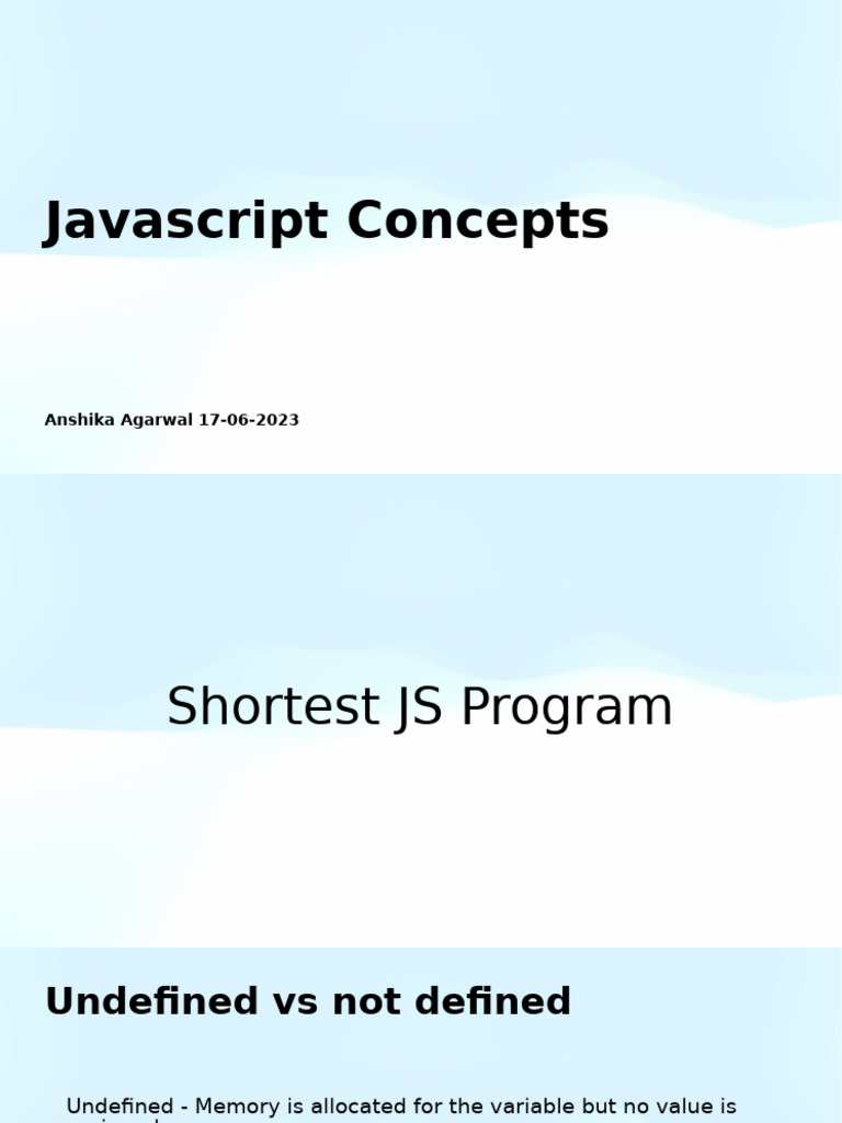 Javascript Lec 5 | PDF | Computers | Technology & Engineering