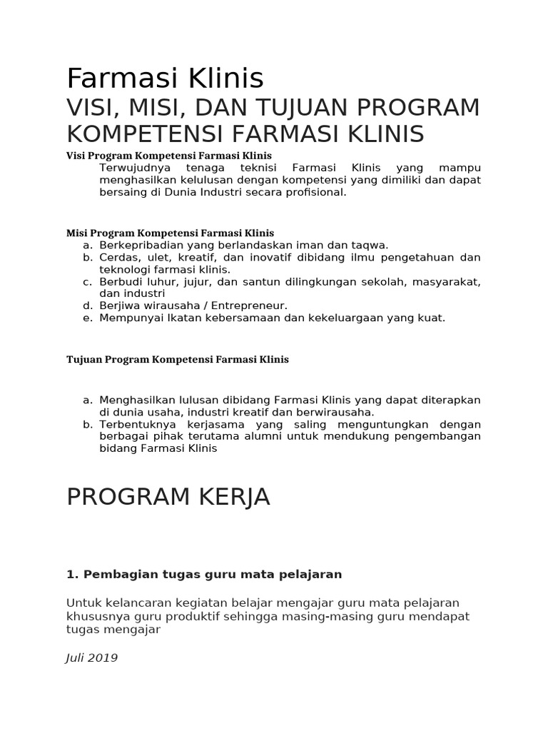 Proker Farmasi | PDF