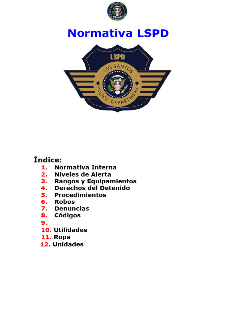 Normativa LSPD | PDF