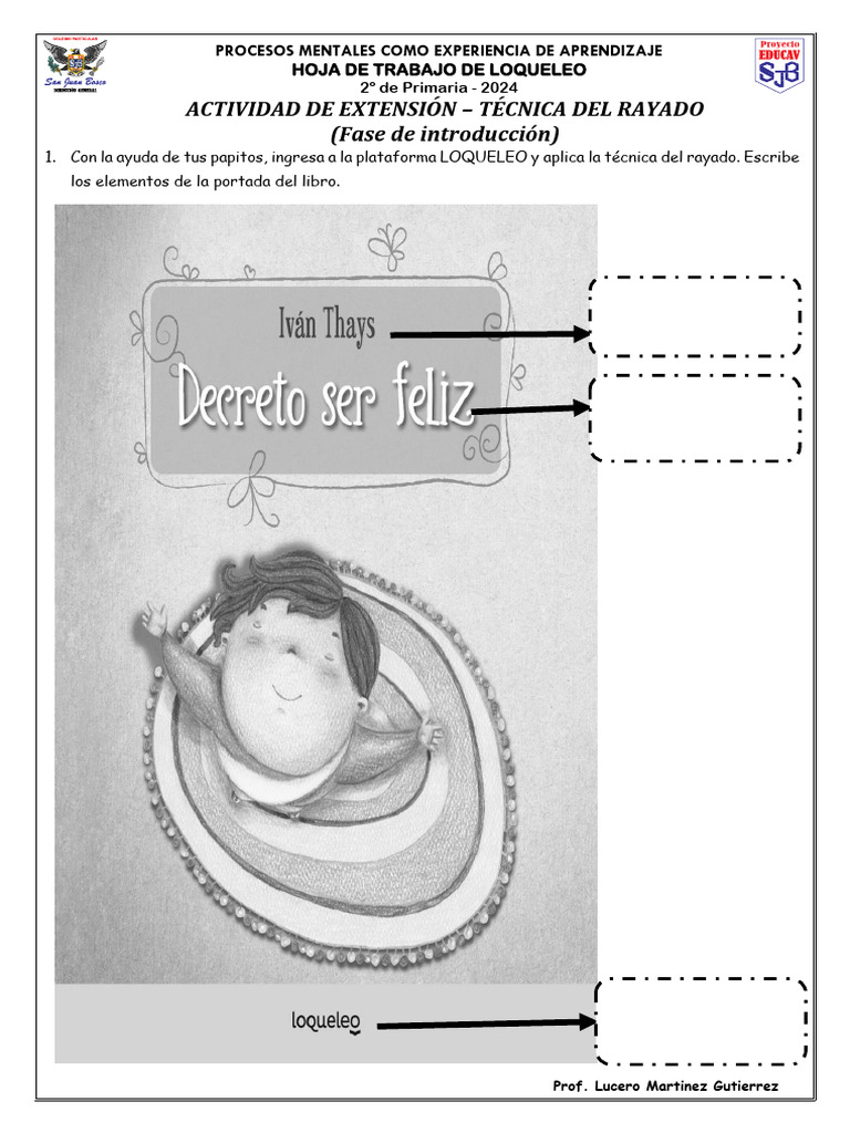 Hoja de Trabajo - Decreto Ser Feliz - 2° | PDF