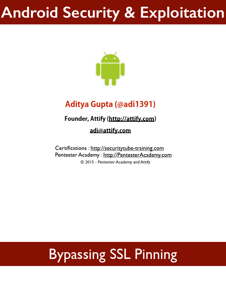 SSL Pinning | PDF