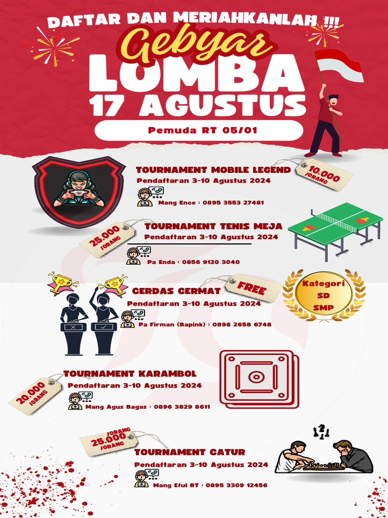 Flyer 17 Agustus 2024 Ke 79 | PDF