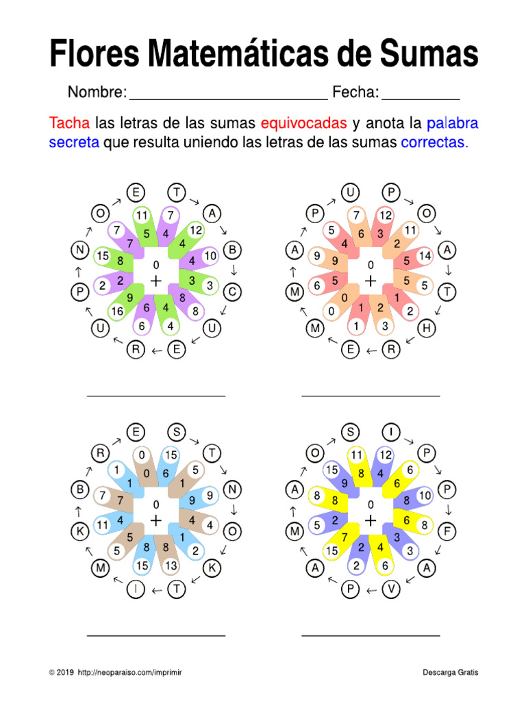 Flores Matematicas | PDF