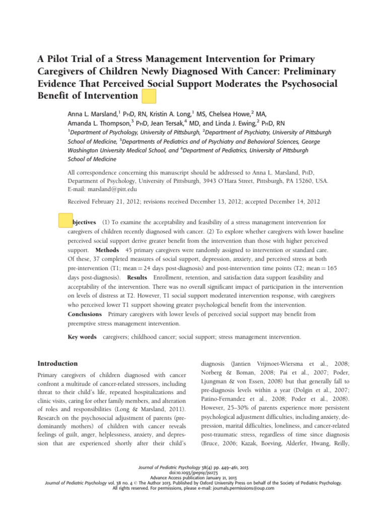 Stress Management | PDF