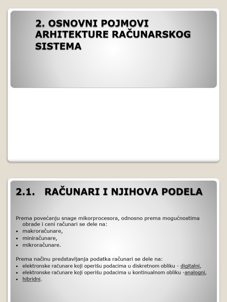 Delovi Racunara | PDF